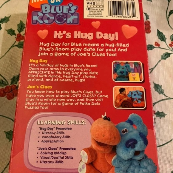 Nickelodeon | Media | Blues Room Its Hug Day Vhs | Poshmark